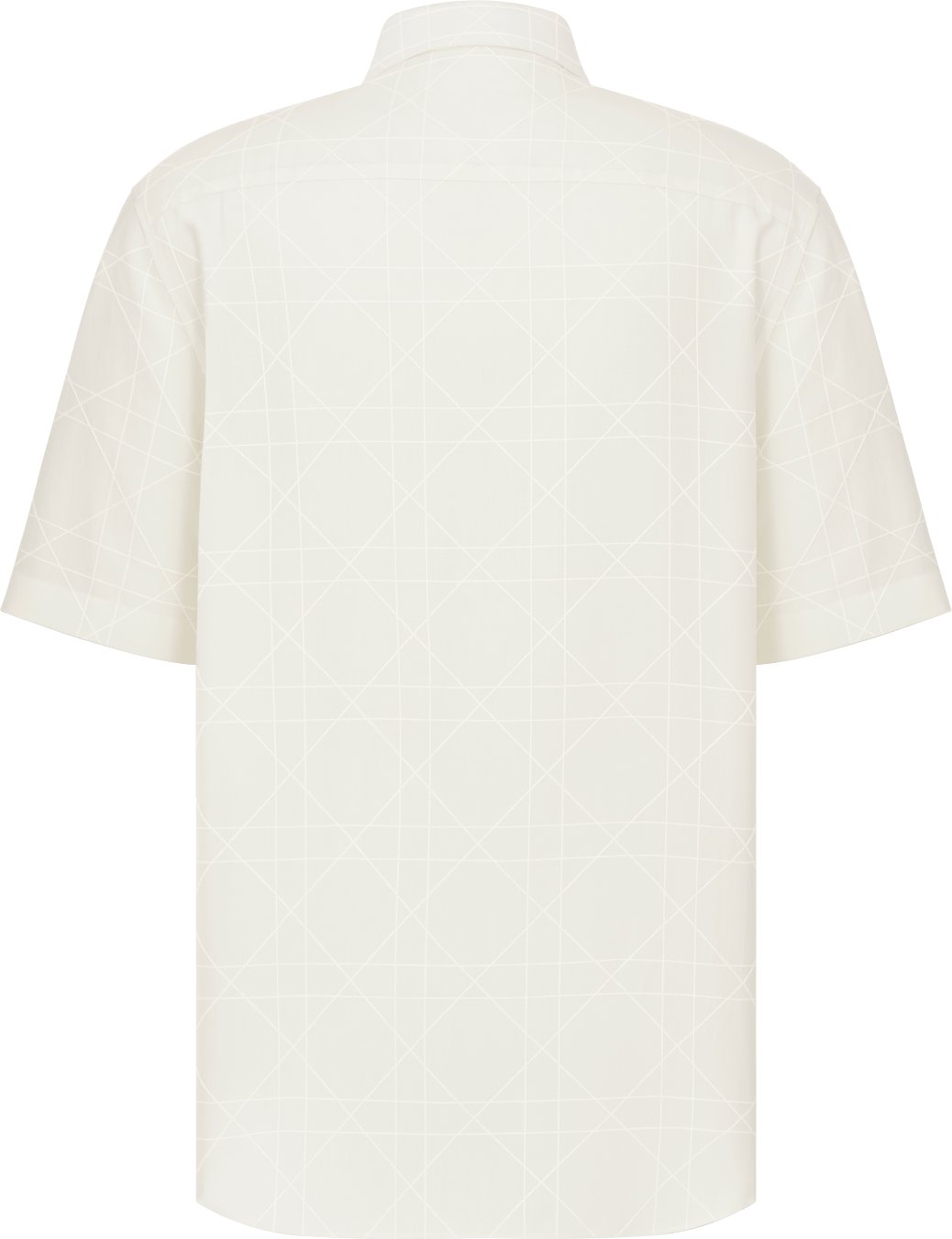 Dior Icons 短袖衬衫 白色桑蚕丝混纺面料 | DIOR
