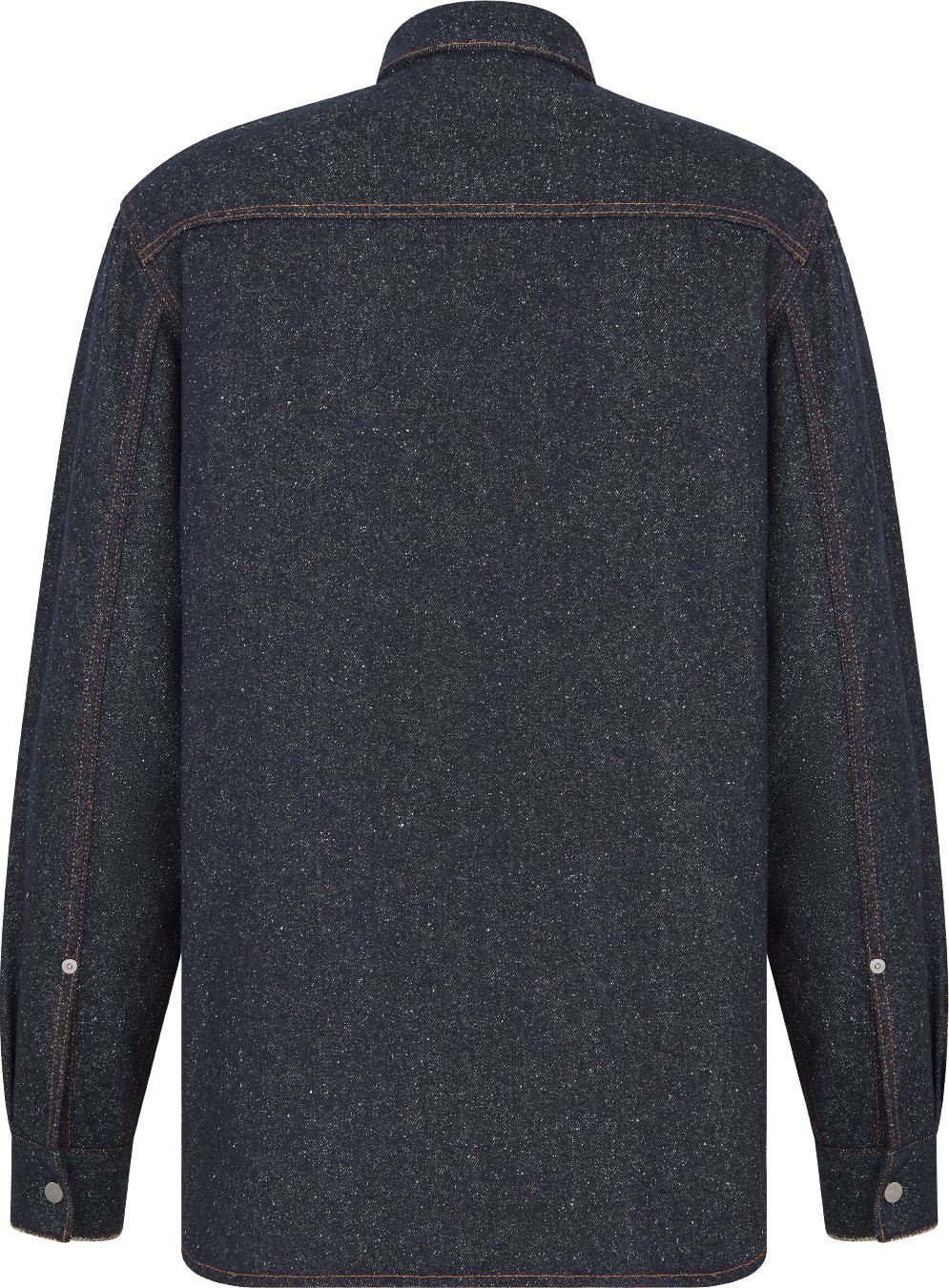 Dior Icons 外套衬衫 海军蓝色桑蚕丝斜纹面料 | DIOR